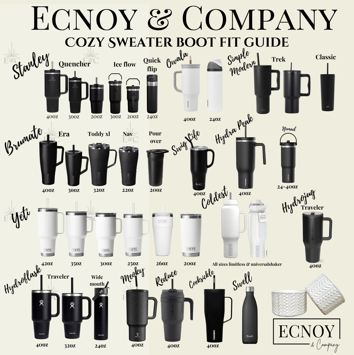 TRACI (Green Hammertone) | Cable Knit Sweater | Silicone Tumbler Boot ...